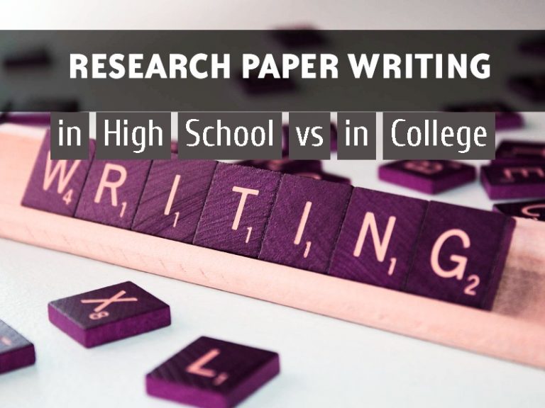 How to Write a Research Paper in High School and in College