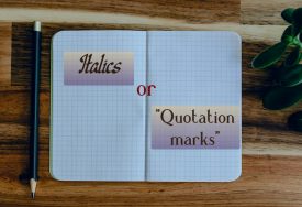 Proper Punctuation: Quotation Marks vs. Italics in Titles